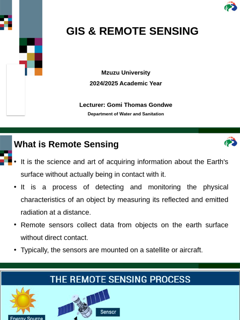 Understanding Remote Sensing Basics | PDF | Infrared | Electromagnetic ...