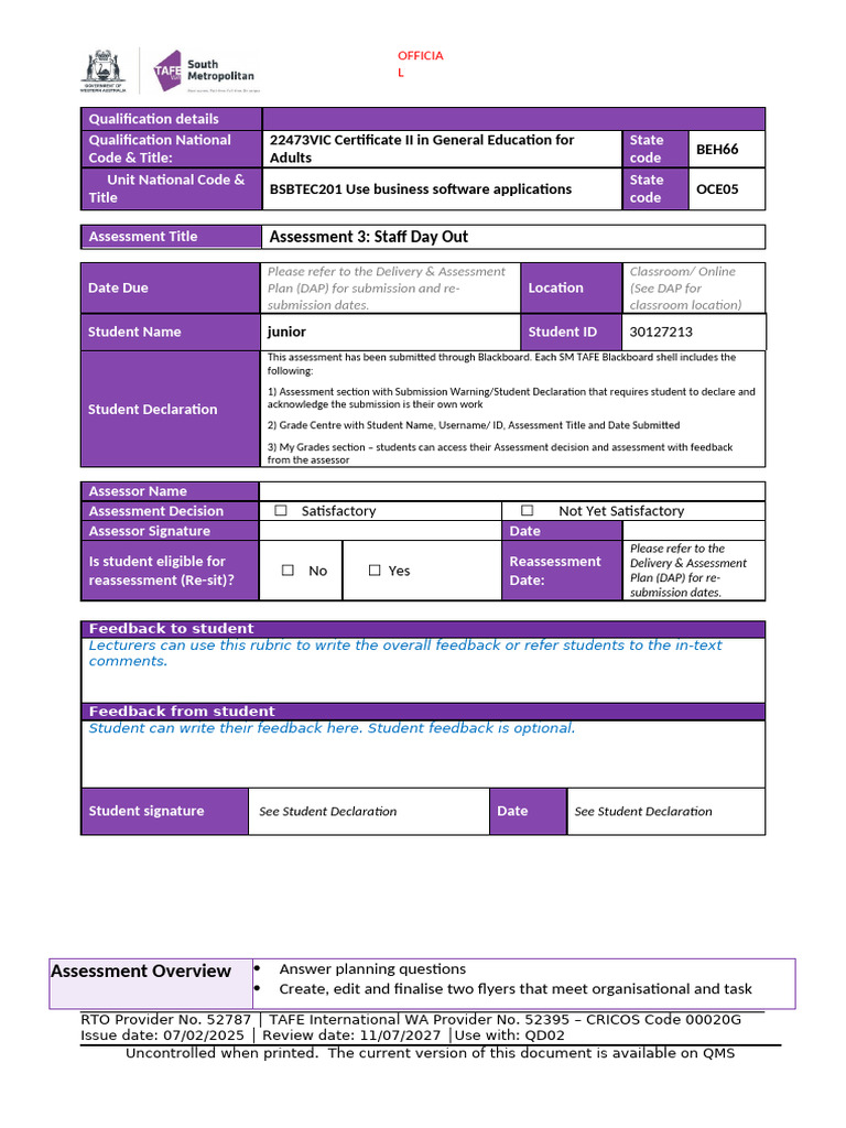 Staff Day Out Flyer Creation Guide | PDF | Computing