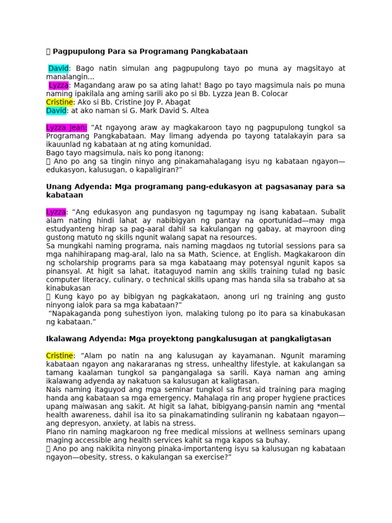 Filipino Script | PDF
