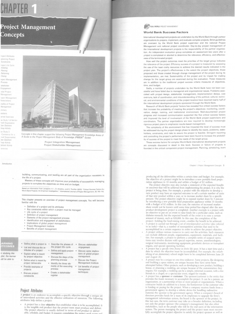 Chapter 1 - Project Management Concepts 1-25 Pages | PDF