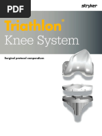 Triathlon All-Polyethylene Tibial Protocol | PDF | Knee ...