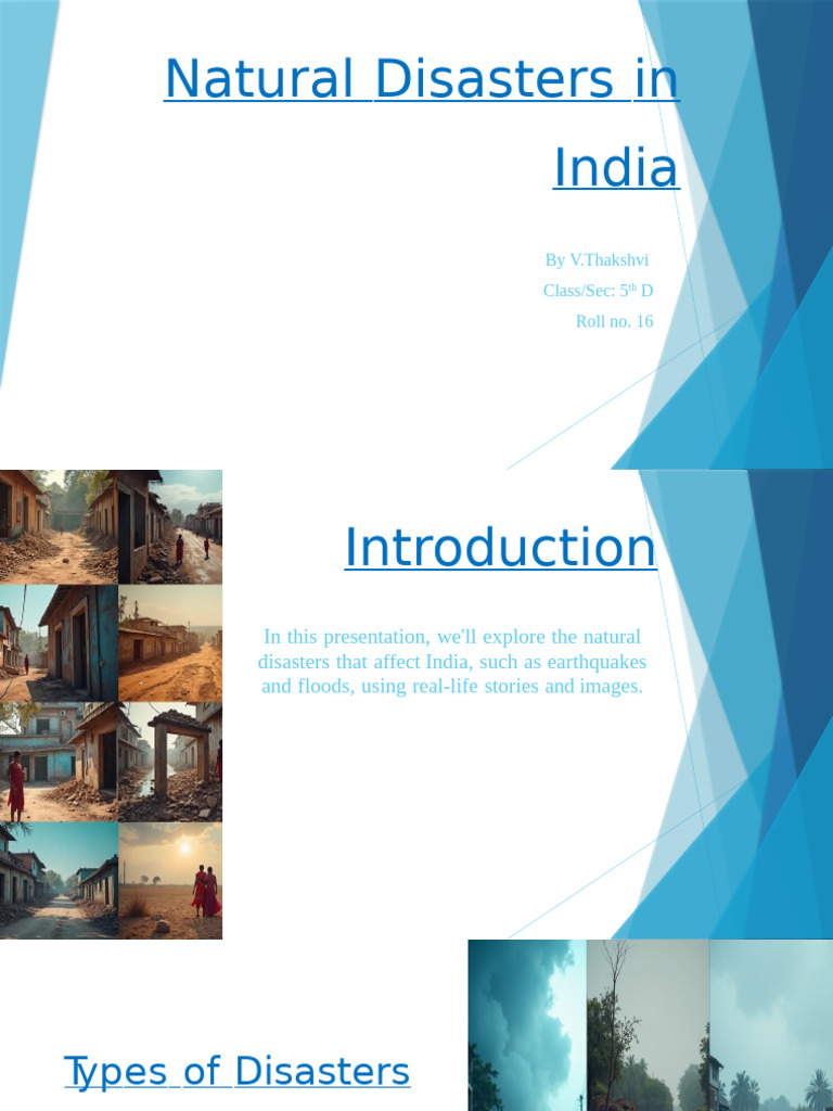 Natural Disasters in India | PDF