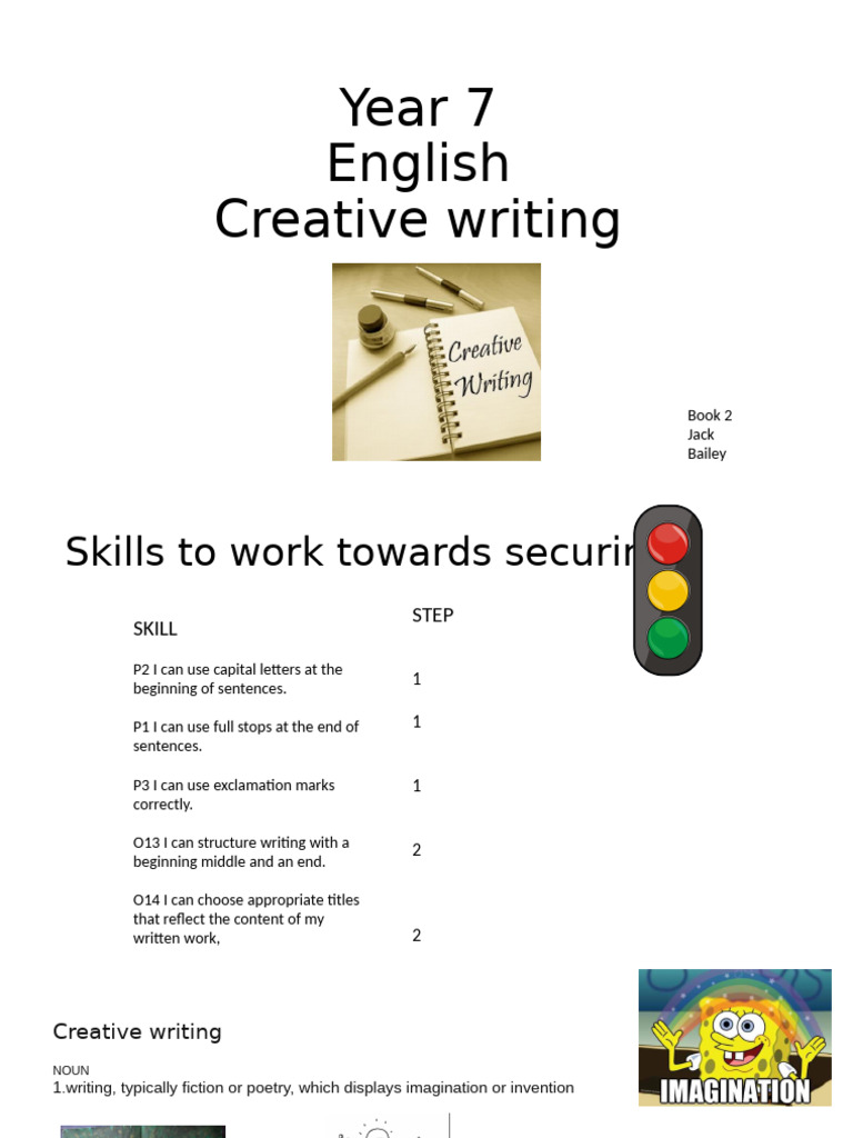English Creative Writing 1 Hard | PDF | Senses | Linguistics