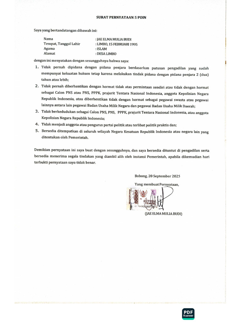 Jae 5 Point | PDF