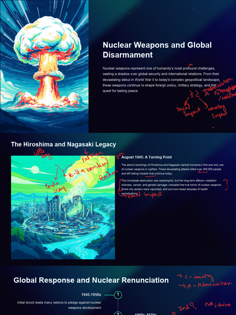 Nuclear Weapons and Global Disarmament Compressed | PDF | Nuclear ...