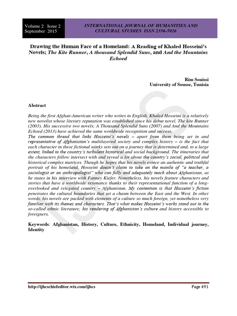 Drawing The Human Face of A Homeland A R | PDF | Taliban | Afghanistan
