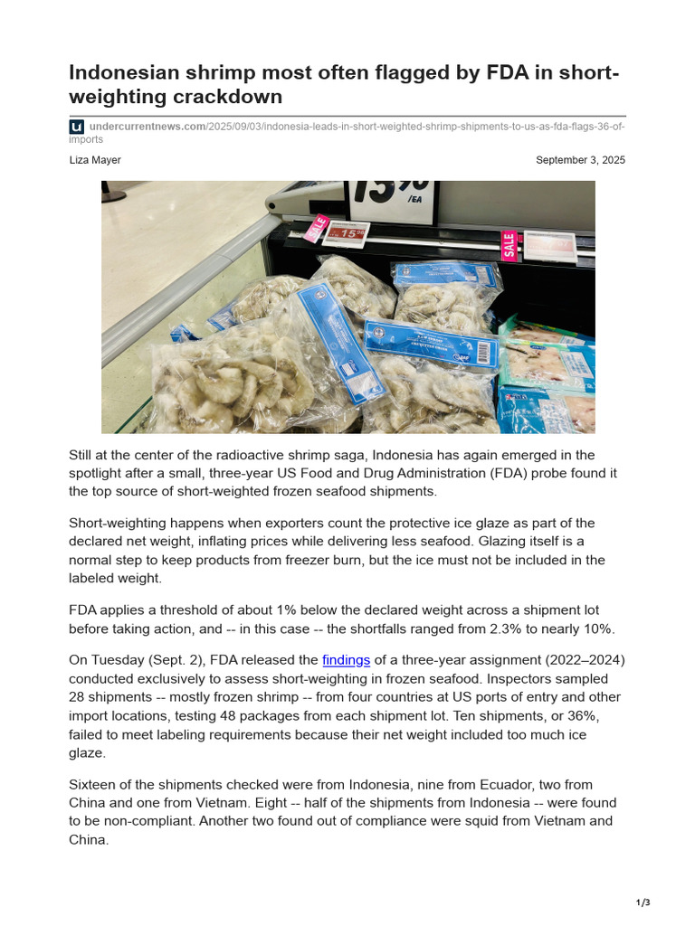5 Sep 2025 - Undercurrentnews - Com-Indonesian Shrimp Most Often ...