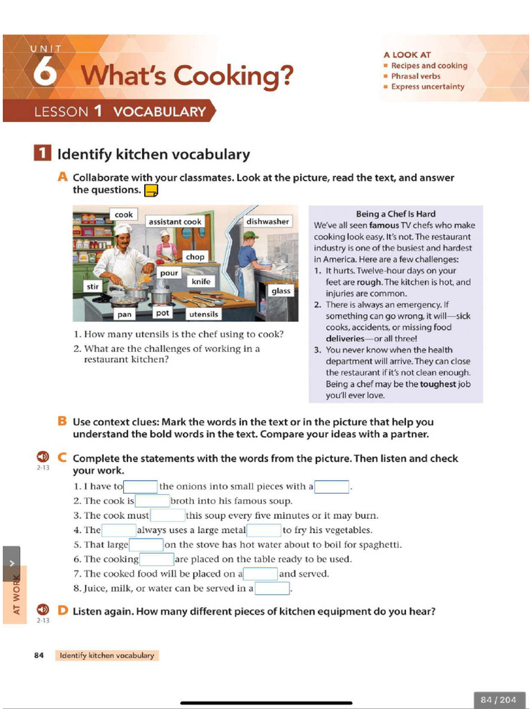 English Tema 6 Step Forward | PDF