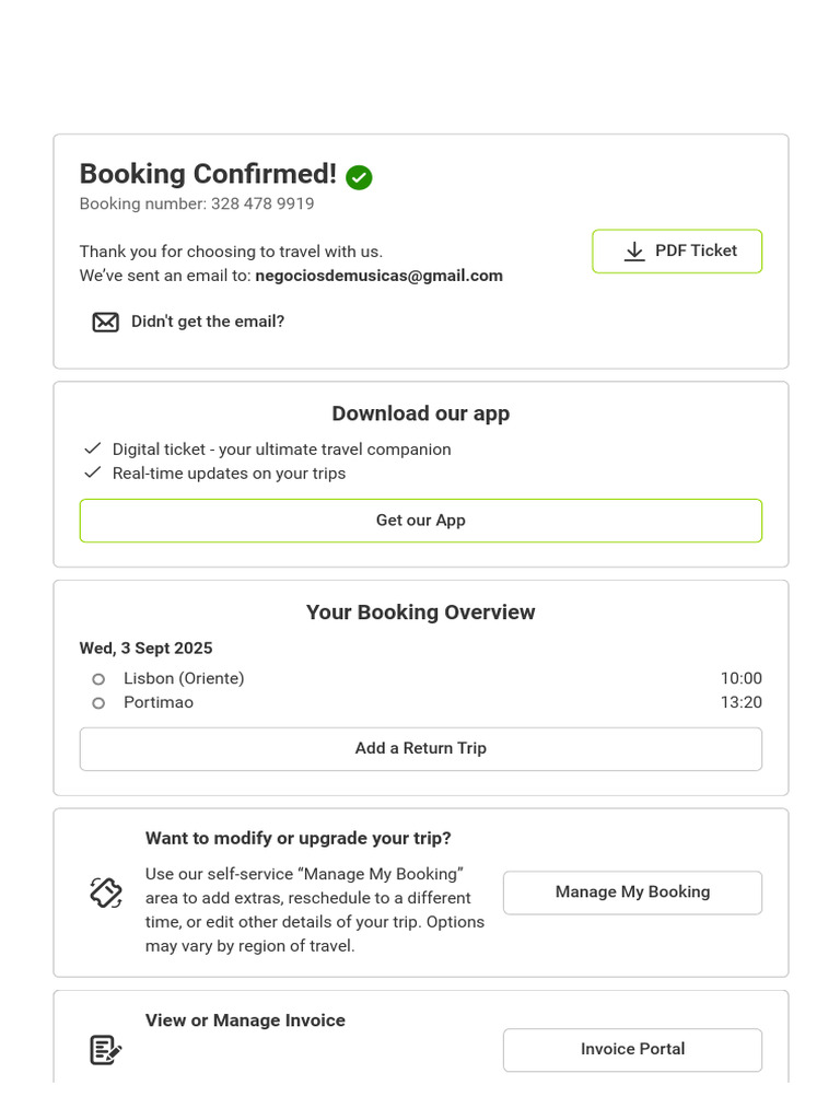 FlixBus Booking Confirmation Details | PDF