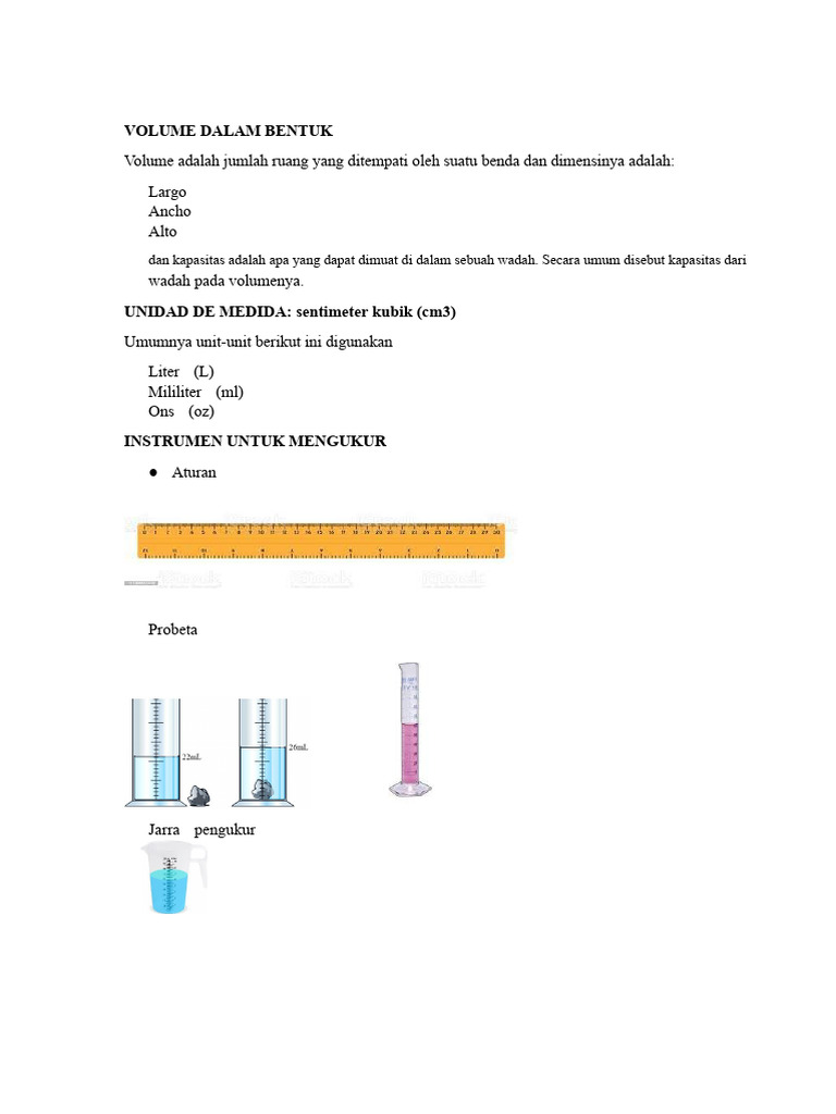 Perencanaan Kelas Empat Volume Pada Bentuk | PDF