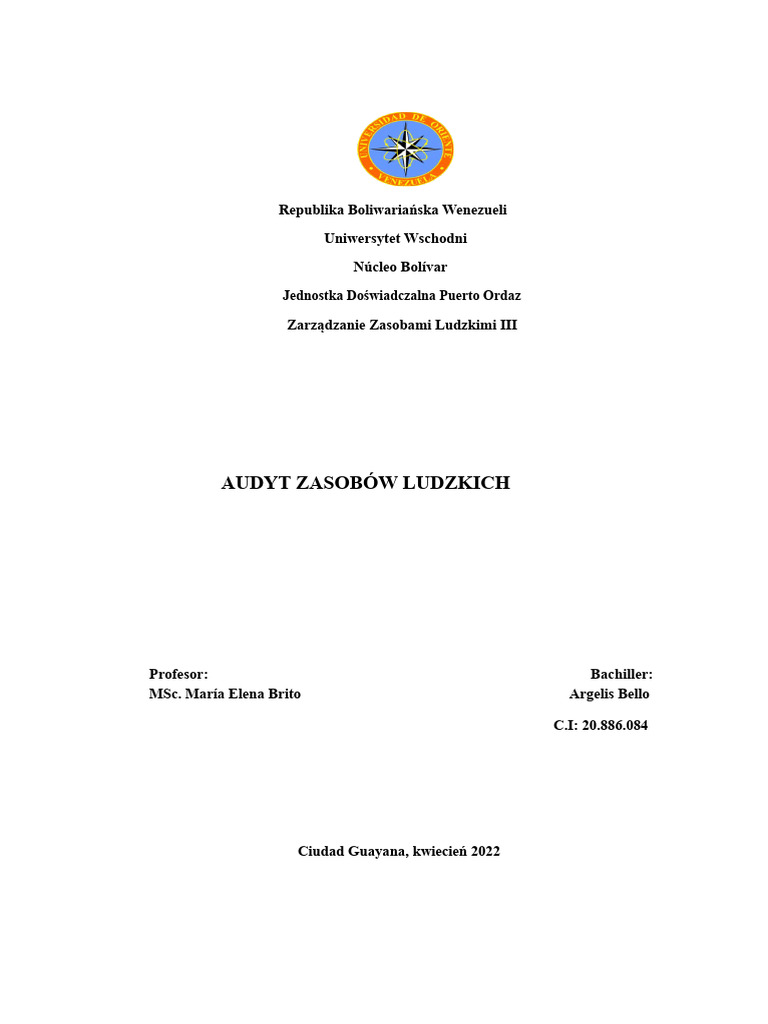 Audyt Kadr | PDF