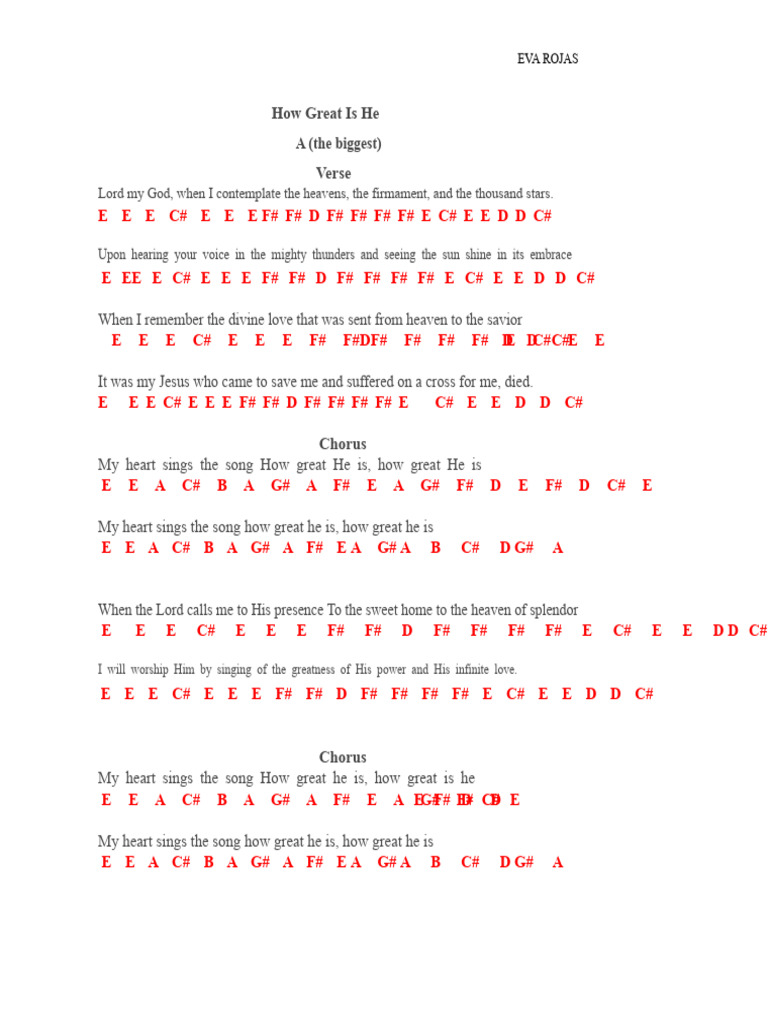 Notes How Big Is The Eva Rojas | PDF