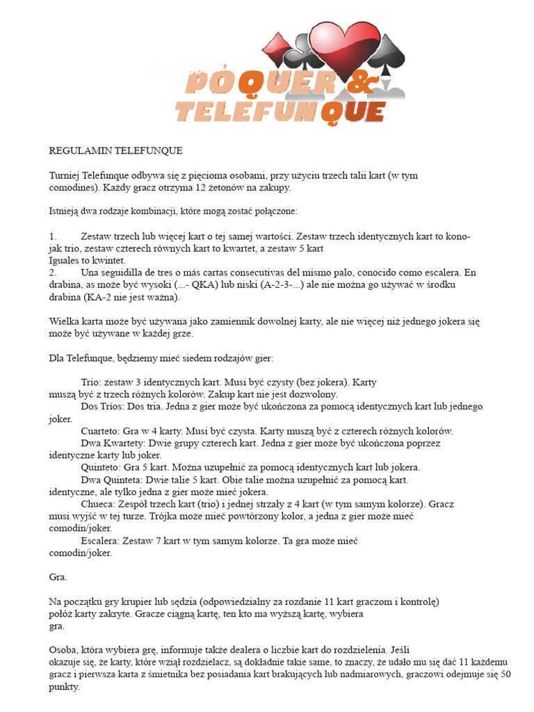 Regulacje Telefunque | PDF