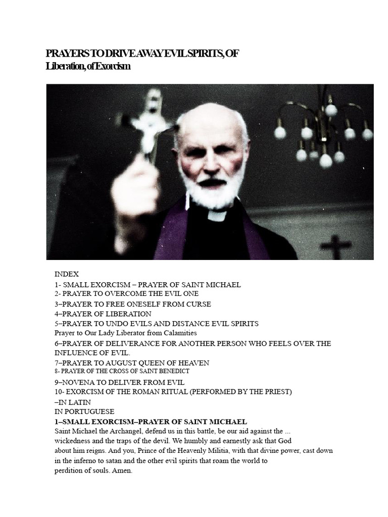 Prayers for Deliverance from Evil Spirits | PDF | Exorcism | Satan