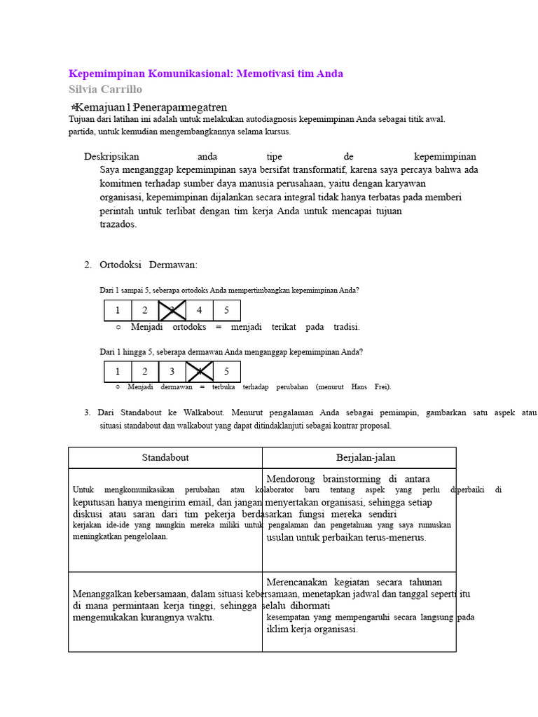 Kemajuan 1 - Penerapan Megatren | PDF