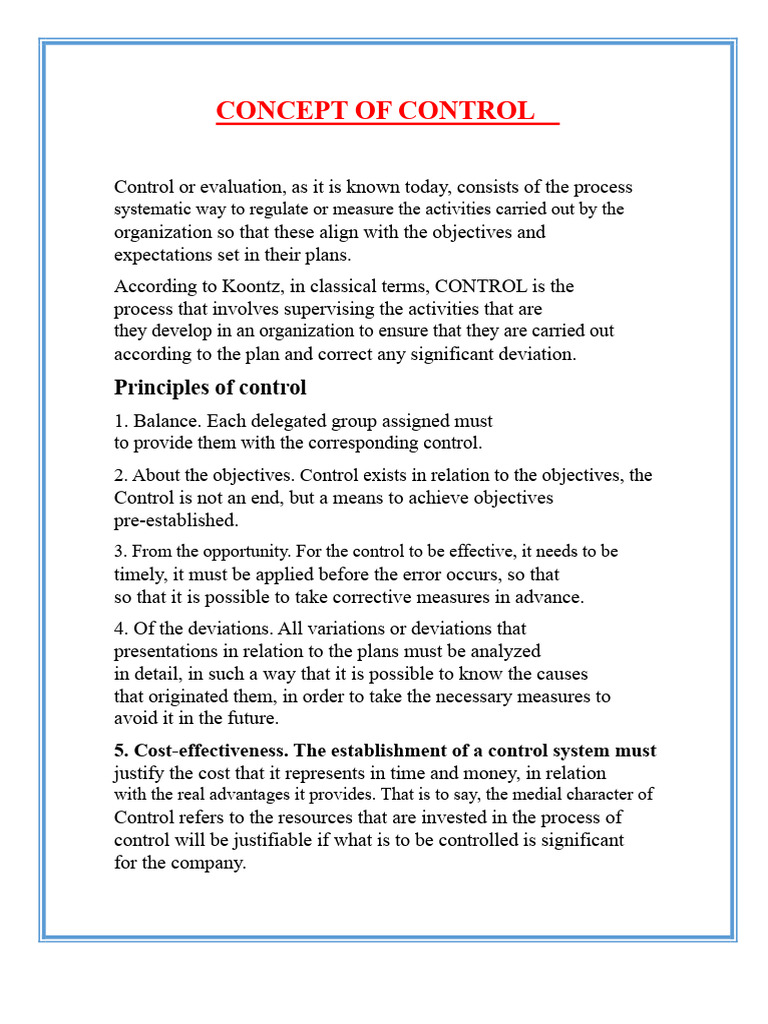 1.10 Stages and Control Techniques | PDF | Strategic Planning | Goal