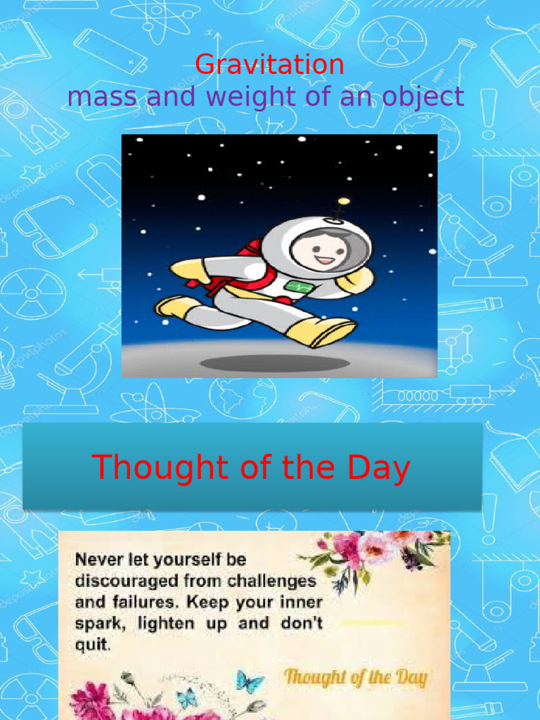 Understanding Gravitation and Forces | PDF | Weight | Force