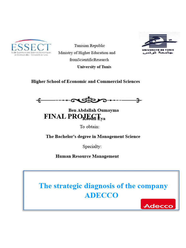 PFE Report OUM VF | PDF | Swot Analysis | Employment