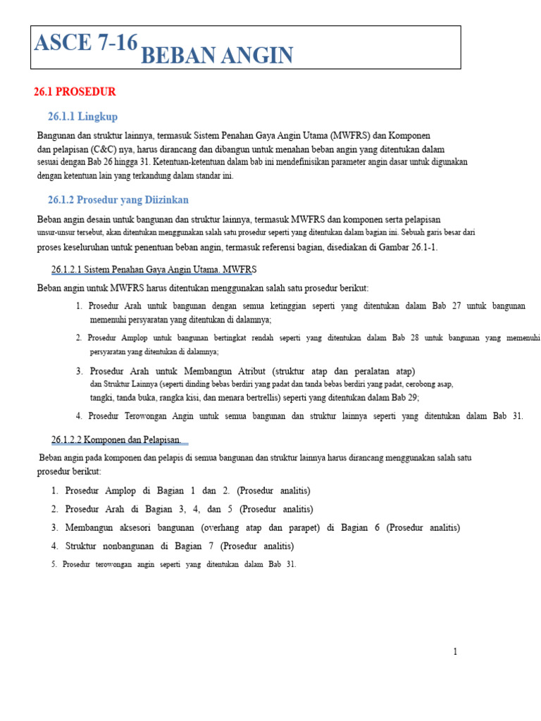 2-ASCE 7-16 (Beban Desain Minimum - Asosiasi Teknik Sipil Amerika) | PDF