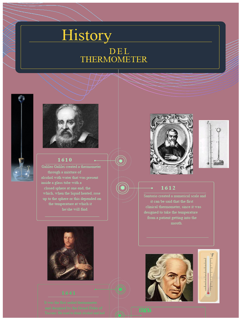 Timeline of The Thermometer | PDF
