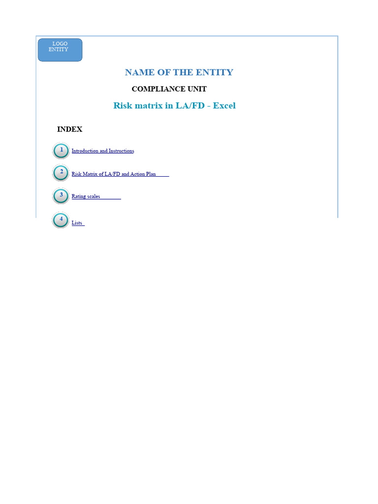 Risk_Matrix_LA-FD_for_ESFPS | PDF | Risk | Regulatory Compliance