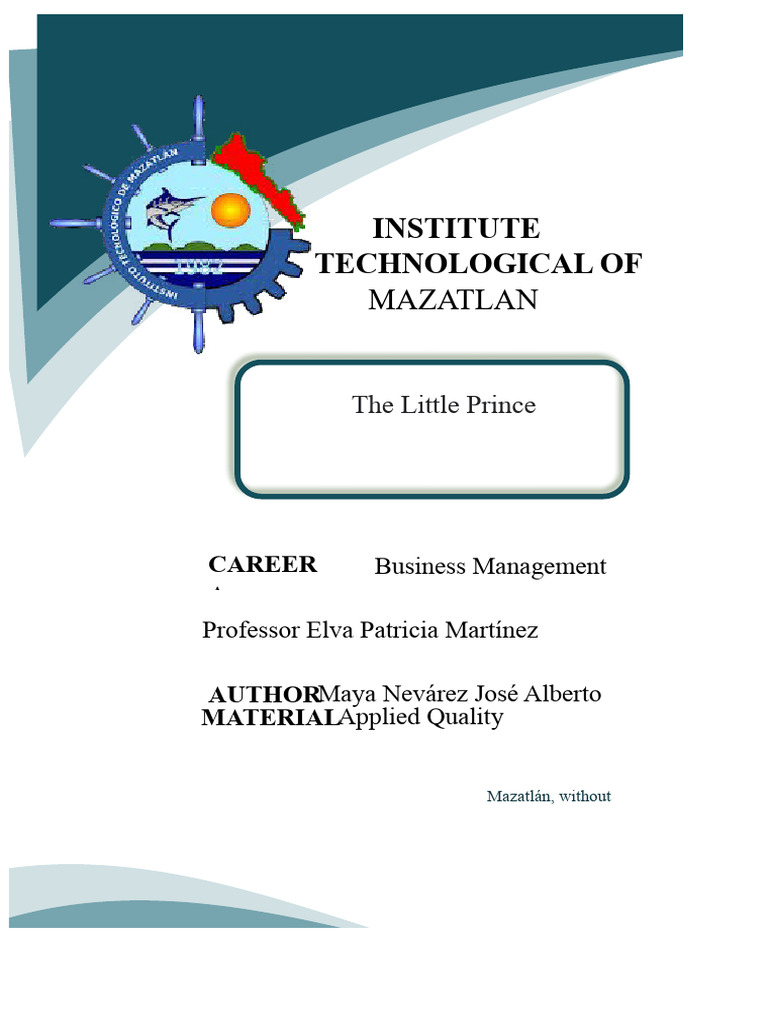 The Little Prince (Summary) | PDF | The Little Prince