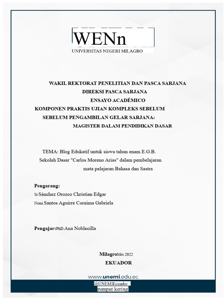 Esai Sanchez-Santos Unemi | PDF