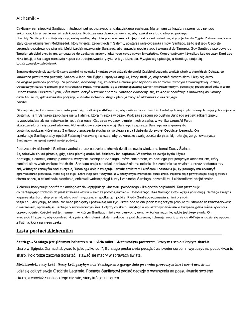 Alchemik | PDF