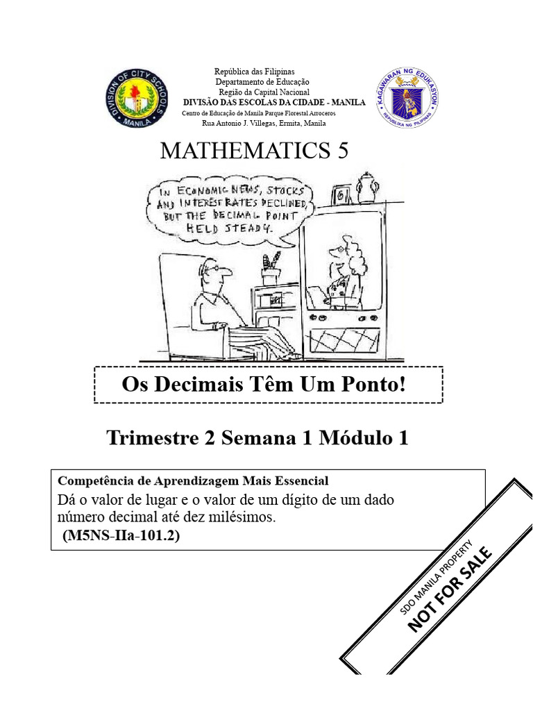 MATH 5 - Q2 - Mod1 | PDF | Decimal | Números