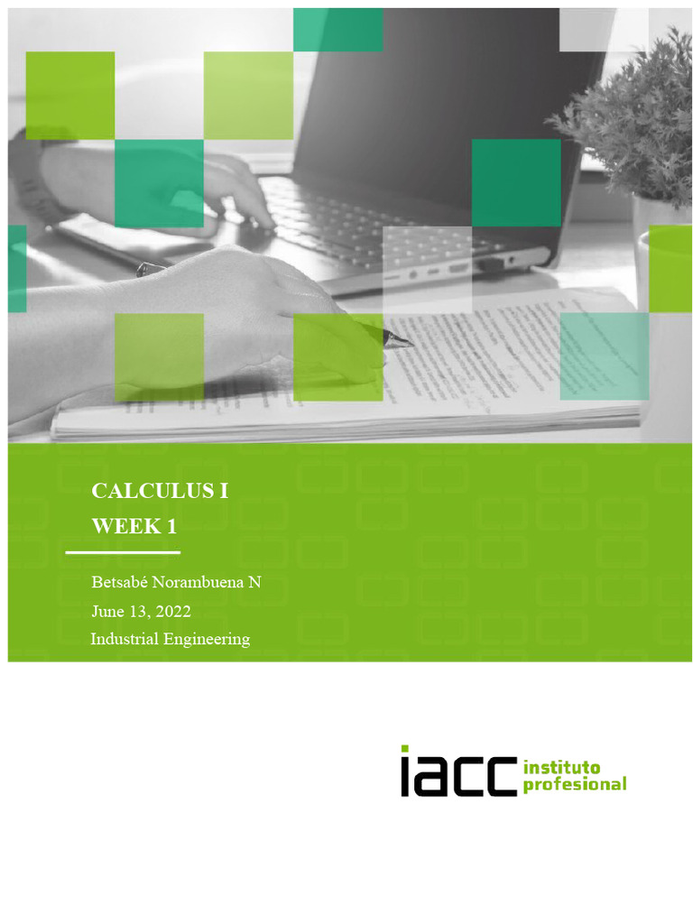 calculation 1 week 1 iacc | PDF
