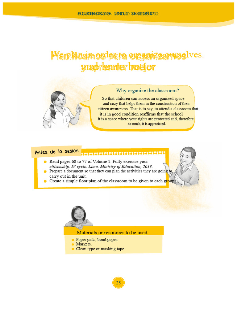 We Plan To Organize Ourselves and Learn Better. | PDF | Classroom ...