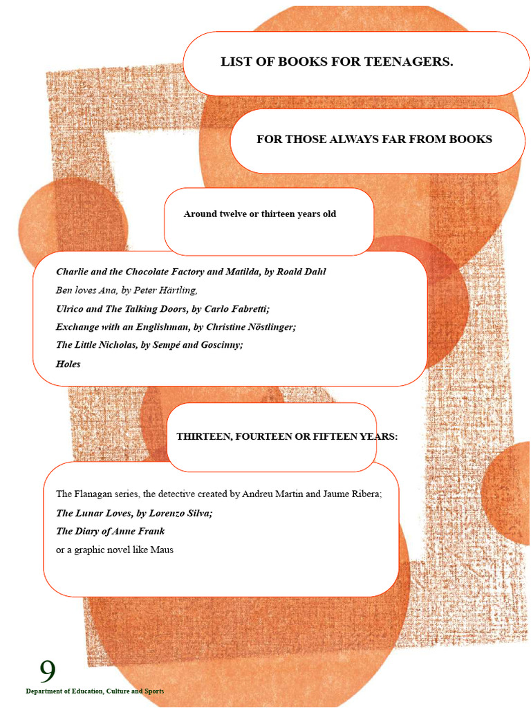 Essential Books for Teen Readers | PDF