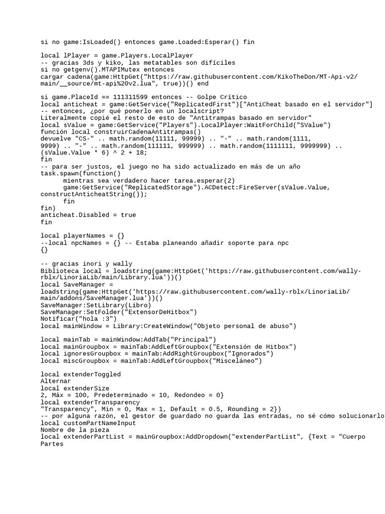 Extensor de Hitbox Universal Gui - Abril 2022 | PDF | Ingeniería ...