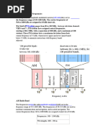 Radio Frequency Spectrum Chart | PDF