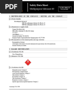 Q20 Instant Lubricant Safety Data Sheet | PDF | Dangerous Goods ...
