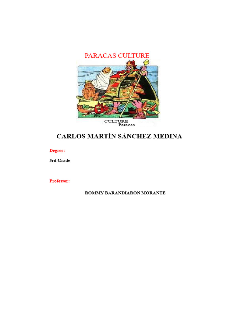Paracas Culture Exhibition | PDF