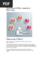 Three Legged 5 Whys Analysis Guide | PDF