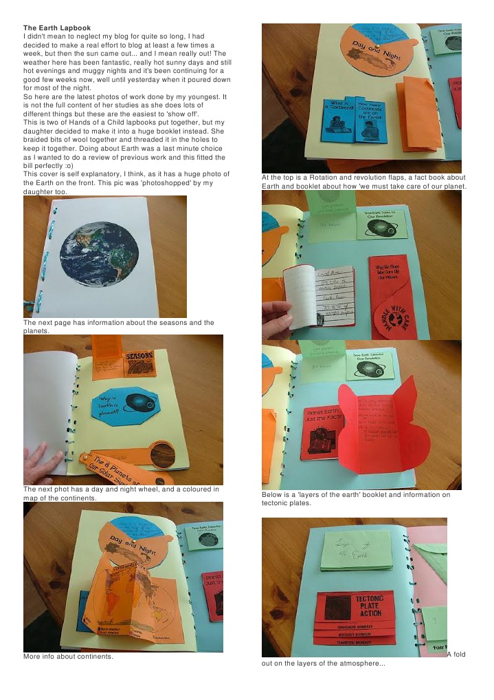 The Earth Lapbook | PDF