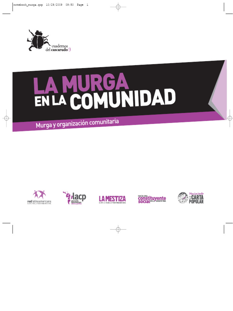 Understanding the Murga: Community Art Form | PDF | Surgical Suture ...