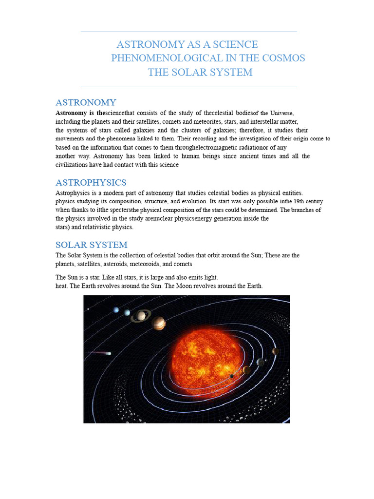 Understanding Astronomy and the Solar System | PDF | Solar System | Planets