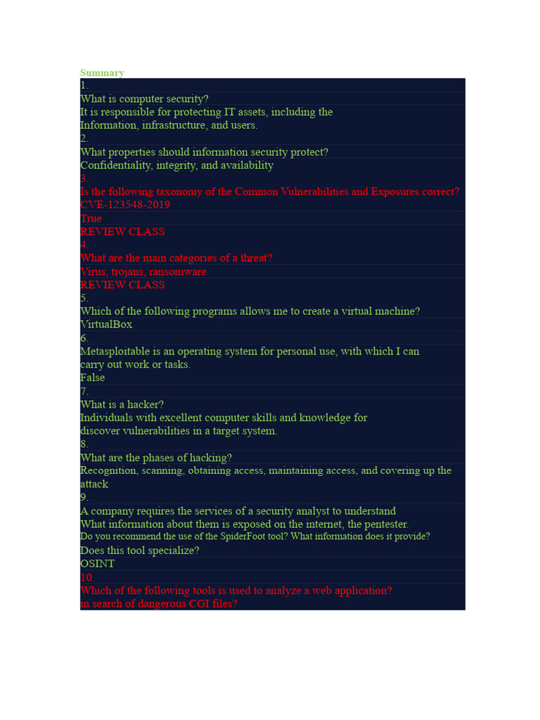 Platzi Ethical Hacking Course | PDF | Penetration Test | Security