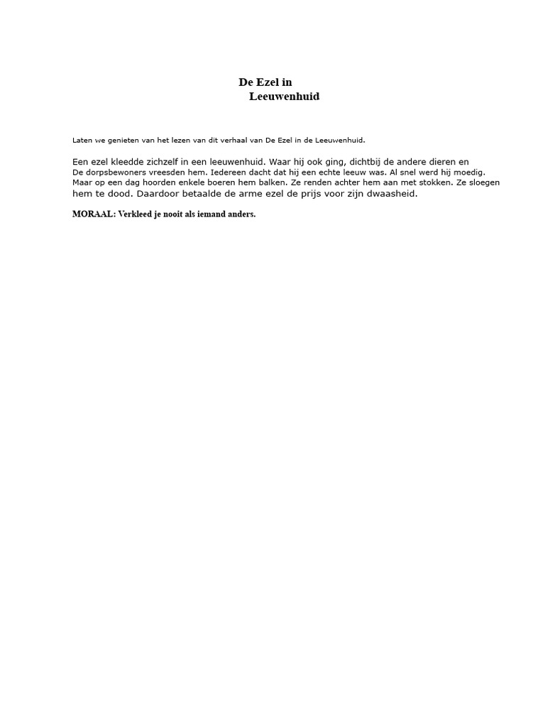 De Ezel in | PDF