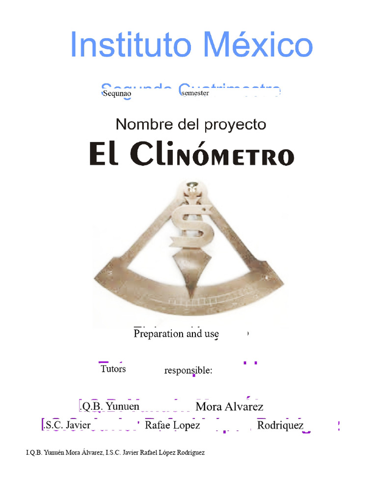 Building a Homemade Clinometer Project | PDF | Trigonometry | Mathematics