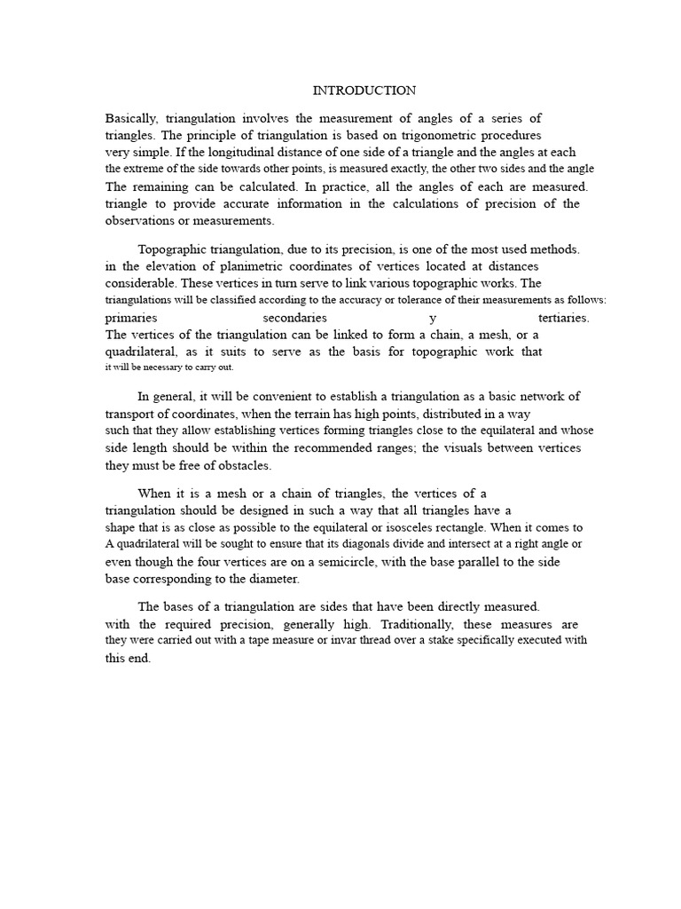 Triangulation, Objectives Conclusions Introduction Recommendations ...