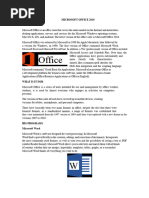 Microsoft Office Suite Components | PDF | Microsoft Office | Microsoft ...