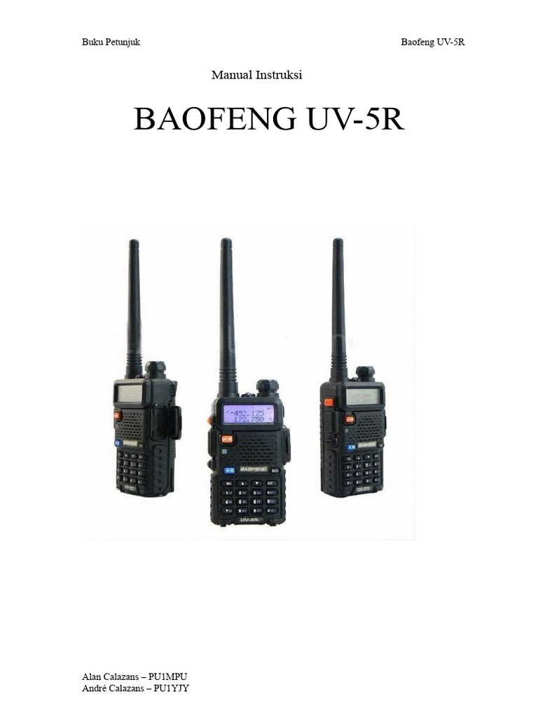 Manual PT-BR Baofeng UV5R | PDF