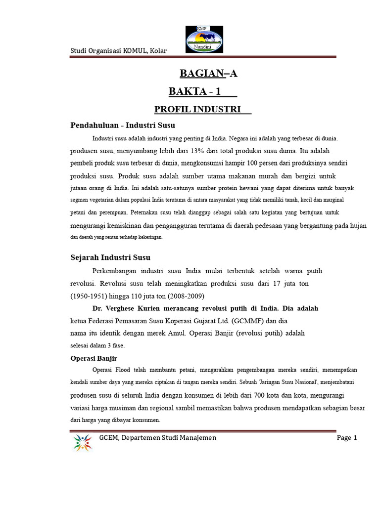 Bagian A Komul | PDF