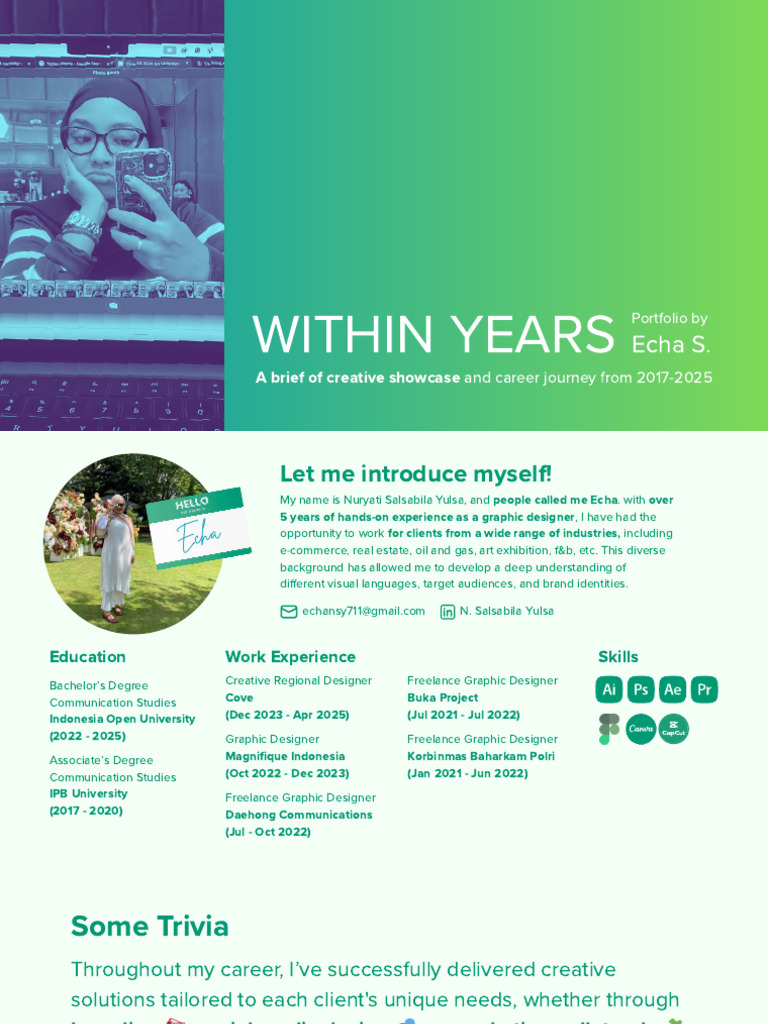 Echa S.'s Graphic Design Portfolio 2017-2025 | PDF | Logos