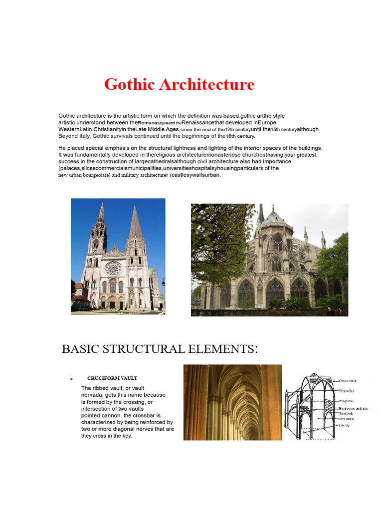Understanding Gothic Architecture Elements | PDF | Gothic Architecture ...