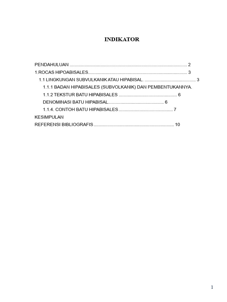 Batuan Hipabisal | PDF